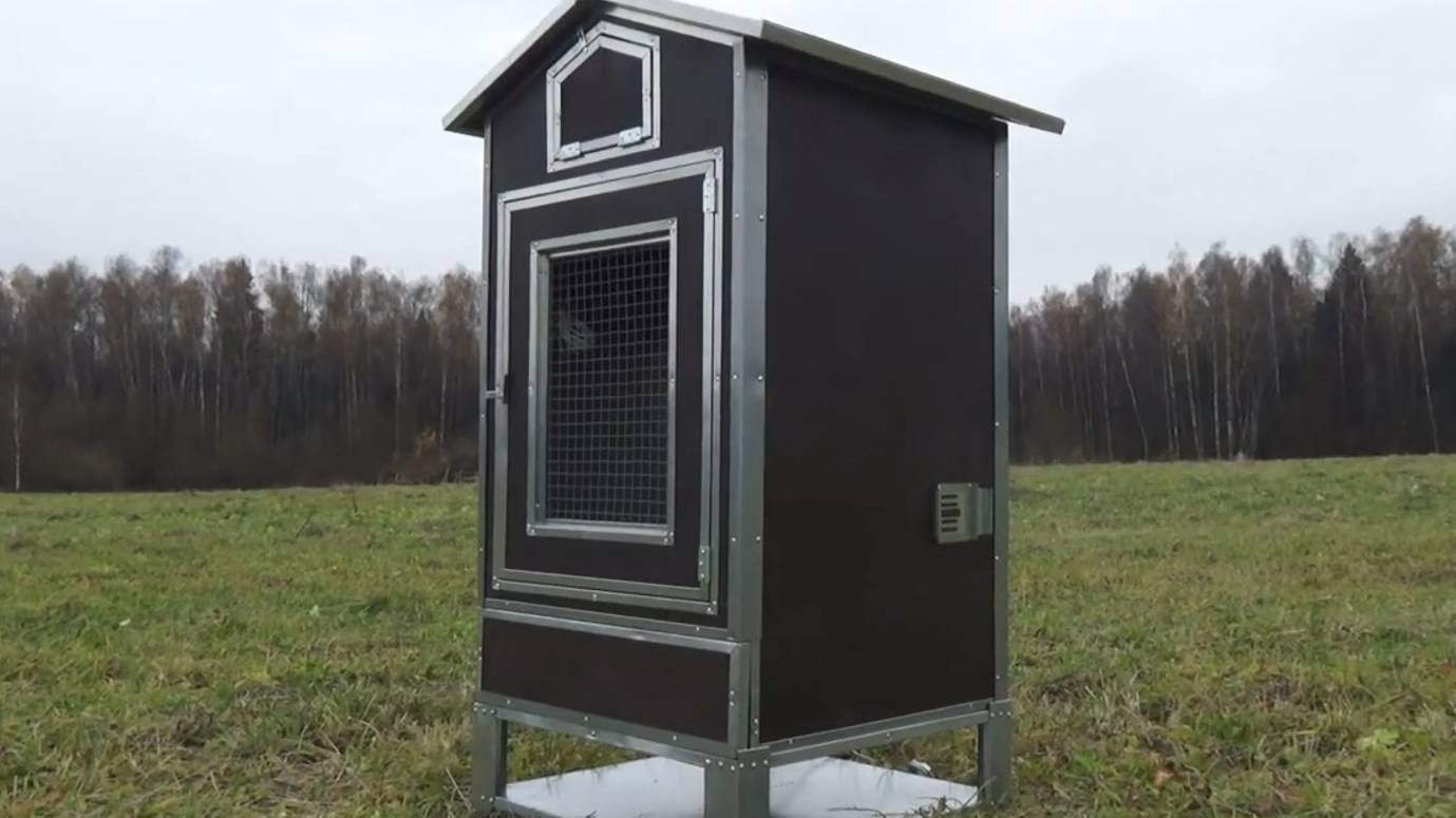 Автономный птичник 4 сезона мини. CrazyFerma.ru