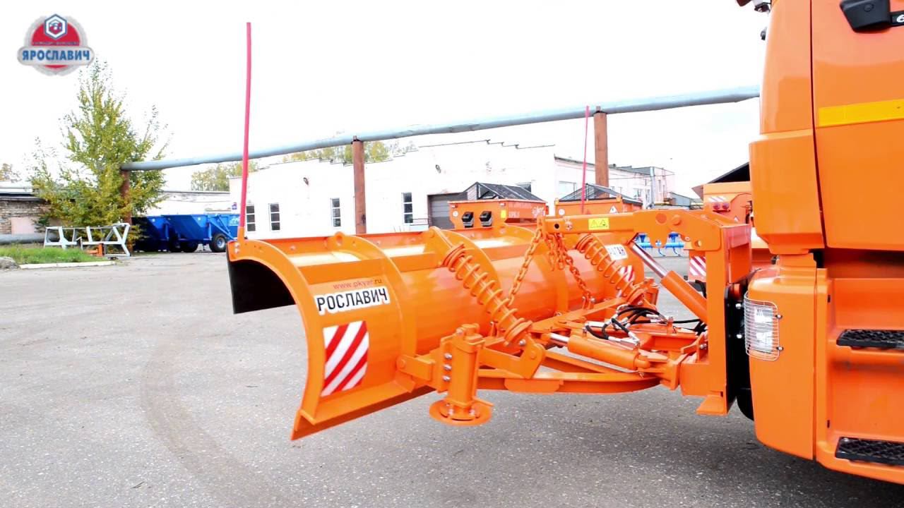Передний поворотный отвал УПО-3 от ПК "Ярославич"
