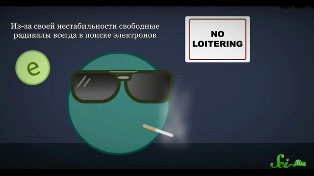 Свободные радикалы разрушают клетки