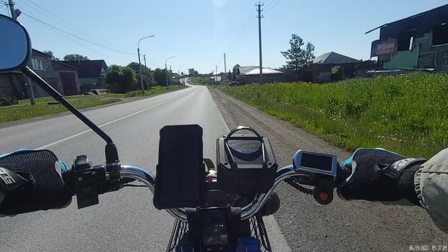 Поездка из Екатеринбурга в Далматово на электро велосипеде Minako V.8 PRO часть 16