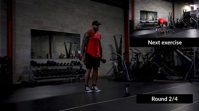 13MIN - ADVANCED FAT BURNING? -HOME FULL BODY WORKOUT - WITH DUMBBELLS.mp4