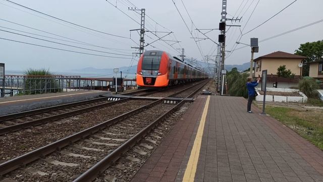 РЖД Электропоезд ЭС1 Ласточка Краснодар - Роза Хутор | Российские железные дороги