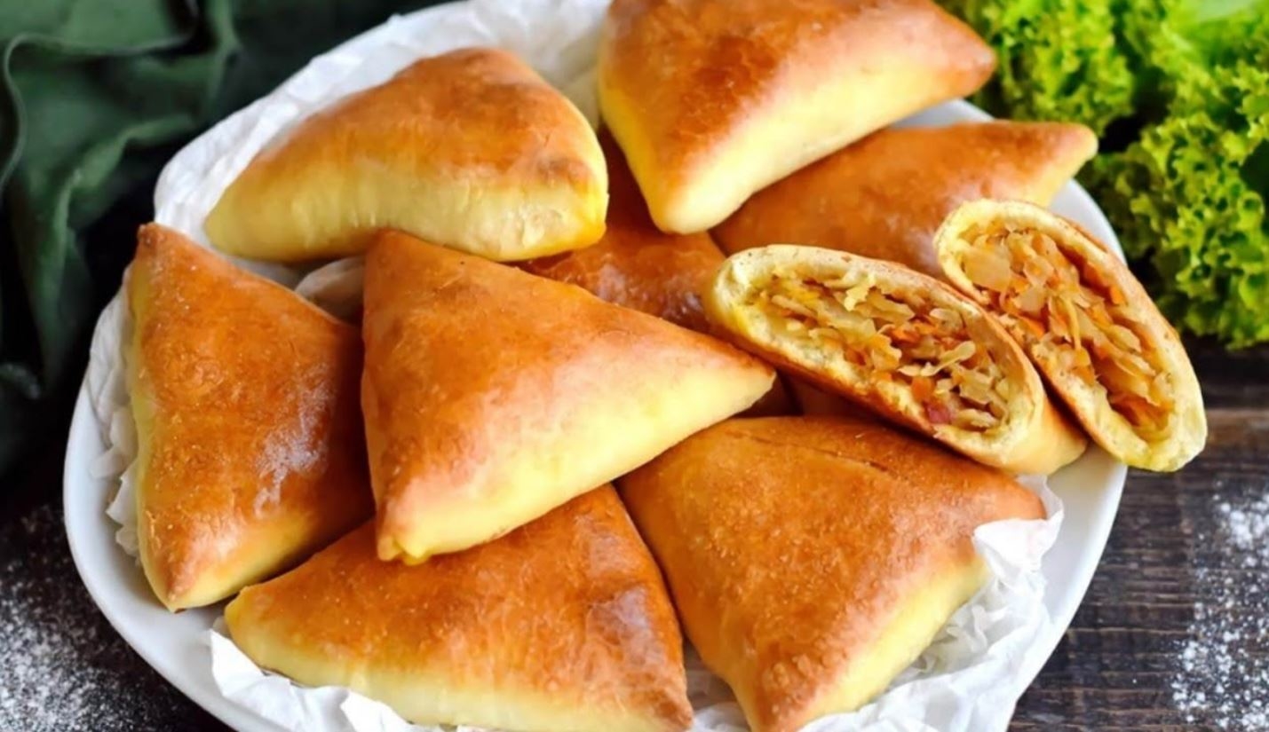 ВКУСНЫЕ ПИРОЖКИ с капустой в духовке ? Как сделать тесто на дрожжах РЕЦЕПТ — Нежное тесто с дрожжам