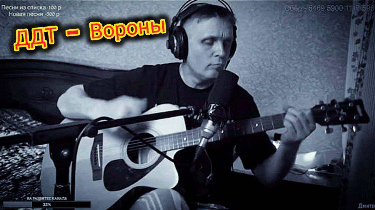 Песня группы ДДТ - ВОРОНЫ (cover)