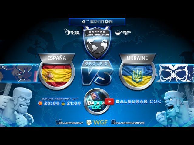 СТРИМ ЧЕМПИОНАТА МИРА В КЛЭШ! СБОРНАЯ УКРАИНЫ ПРОТИВ СБОРНОЙ ИСПАНИИ! РЕТРАНСЛЯЦИЯ СТРИМА ИСПАНИИ!