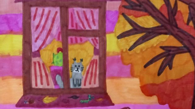 The Leaf Flew off the Windowsill