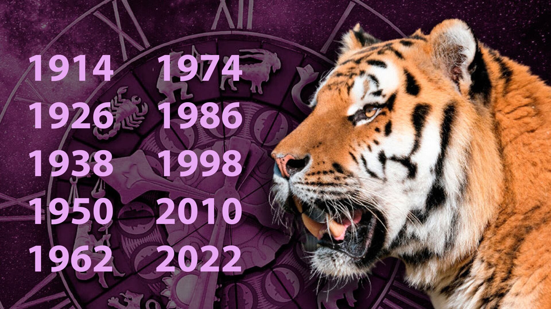 Китайский (Восточный) гороскоп тигра
