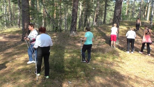 Скандинавская ходьба по маршруту Терренкур № 2, санаторий Советск