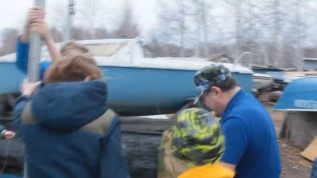 Первое занятие по морскому делу