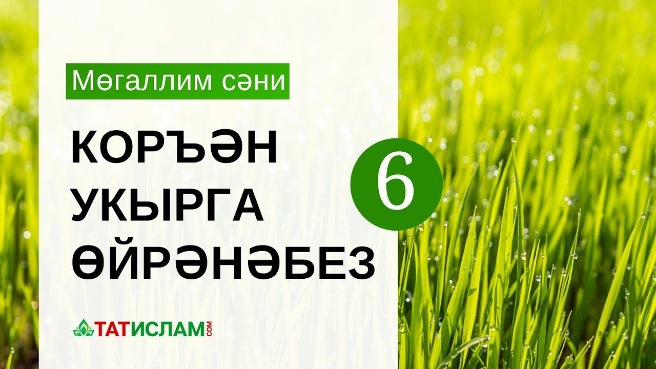 6нчы дәрес. «Тә» хәрефе. Мөгаллим сәни. Тәҗвид белән Коръән укырга өйрәнәбез | Раил Фәйзрахманов