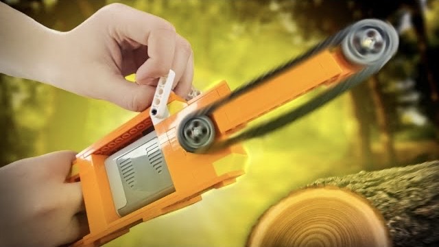 КАК СДЕЛАТЬ БЕНЗОПИЛУ ИЗ ЛЕГО!