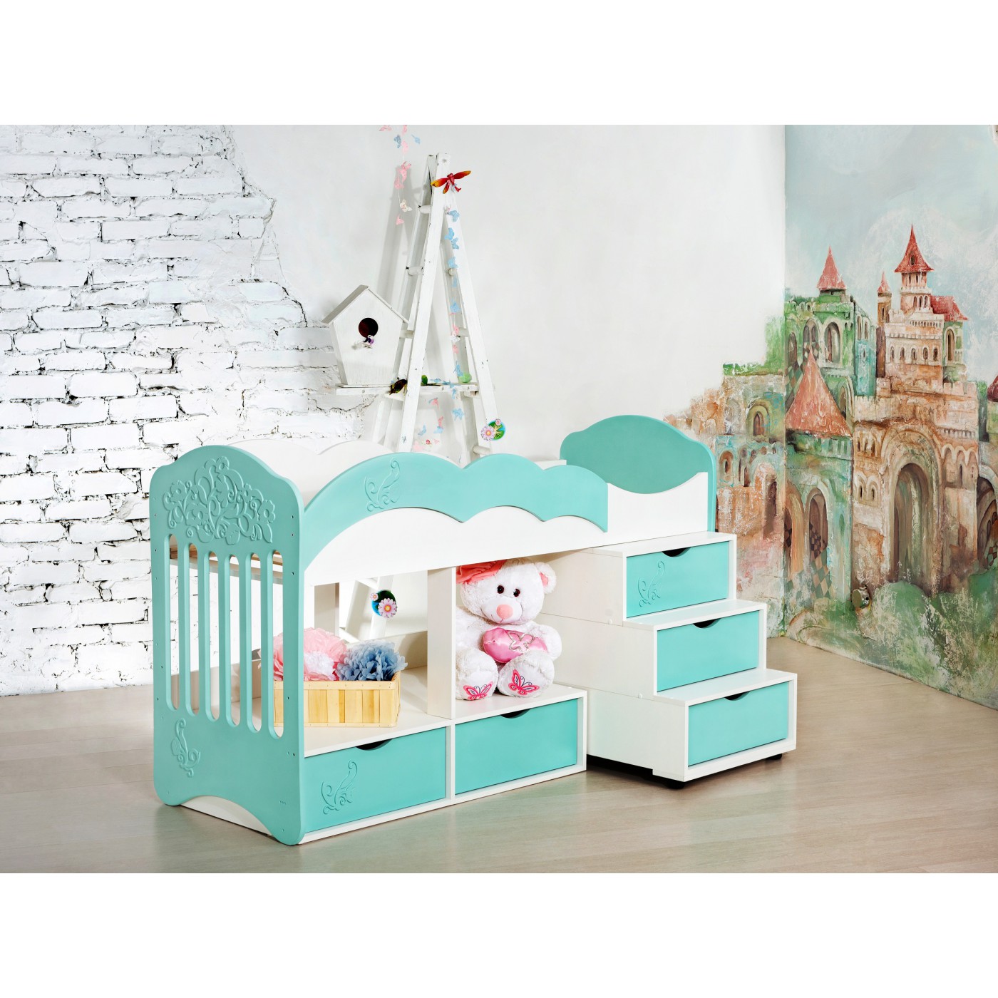 Видеоинструкция по сборке кроватки-чердака "Островок уюта"