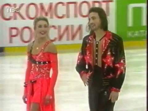 Ирина Лобачева и Илья Авербух, этап Гран-при в Москве, 2002, "Рок-н-ролл"