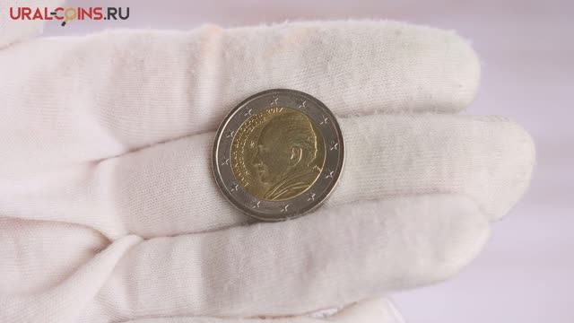 Греция 2 евро 2017 год 60 лет со дня смерти Никоса Казандзакиса