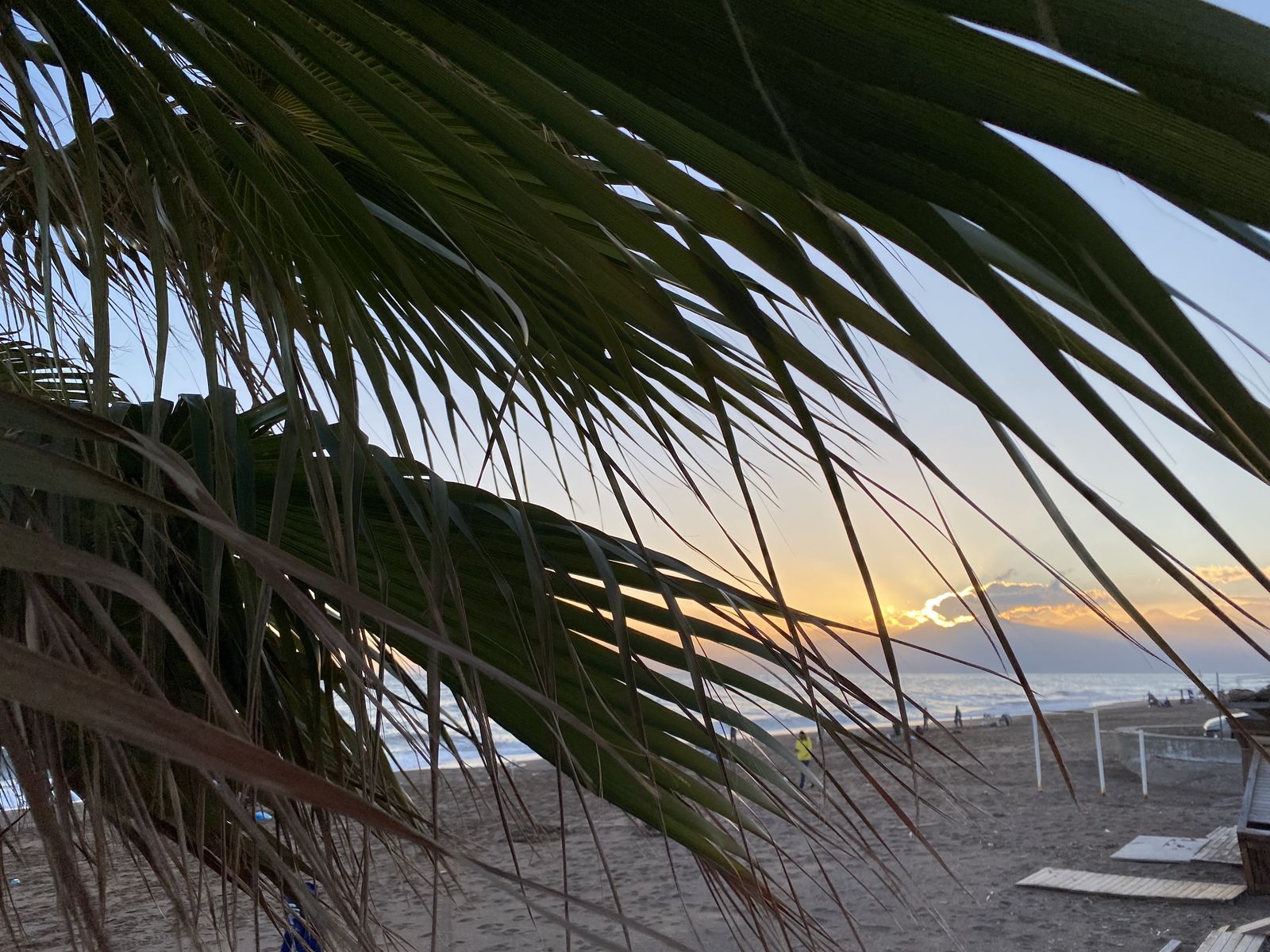 Набережная Лары, Анталия, Турция. Январь...