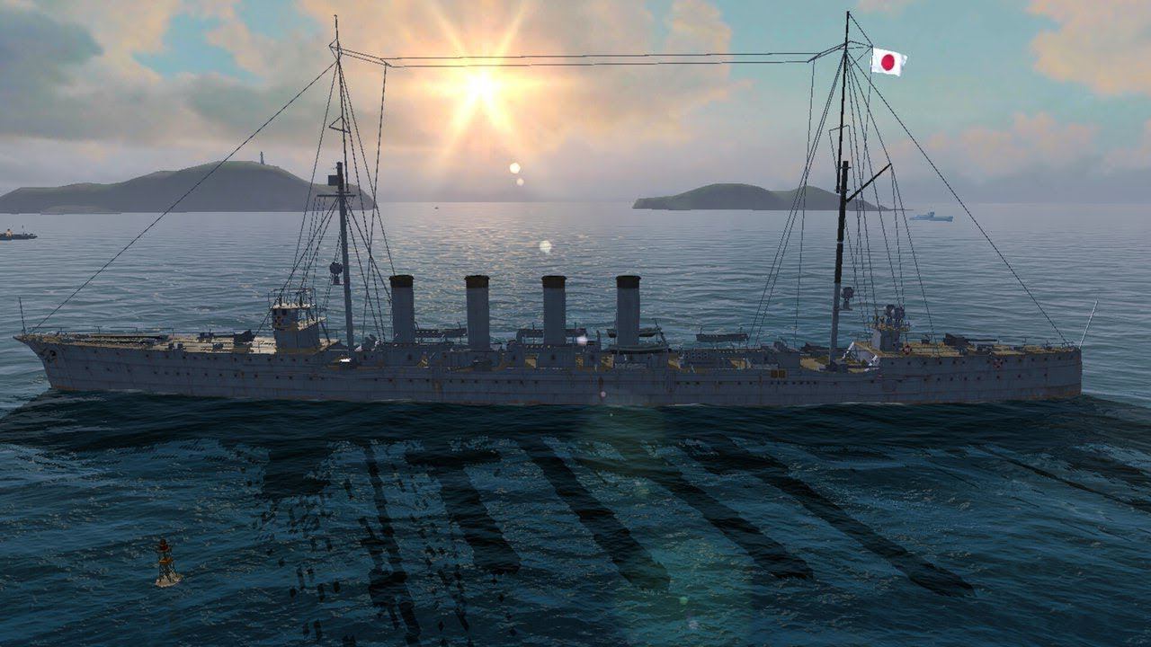 Играем в: World of Warships Blitz | Андроид (На япончиках JDM) #2