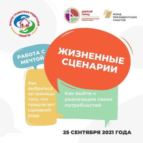 Жизненные сценарии (часть 1) от 25.09.2021 г.