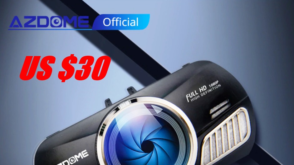 Видеорегистратор, AZDOME M11 Mini, 3 дюйма, 2.5D, ips, Full HD1080P, DVR, Двойной Ночной объектив, 2