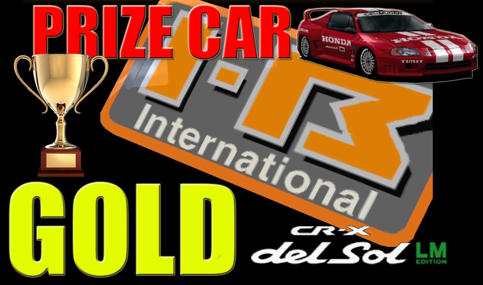 Gran Turismo 2/Лицензия International-B ЗОЛОТО с комментами/ПРИЗОВАЯ ТАЧКА-HONDA CR-X DEL SOL LM ED!