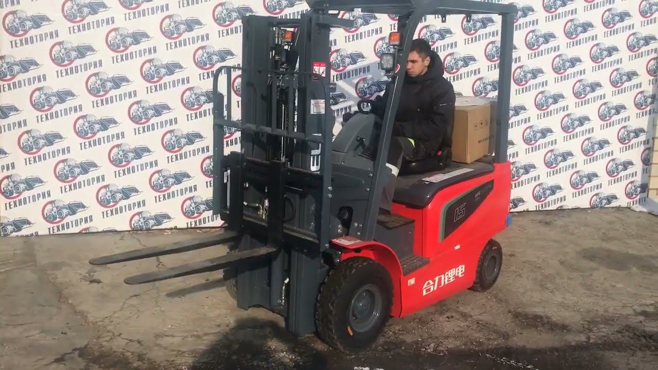 Электропогрузчик HELI CPD15 - 1.5т, Li-ion, 3м, сайд-шифт