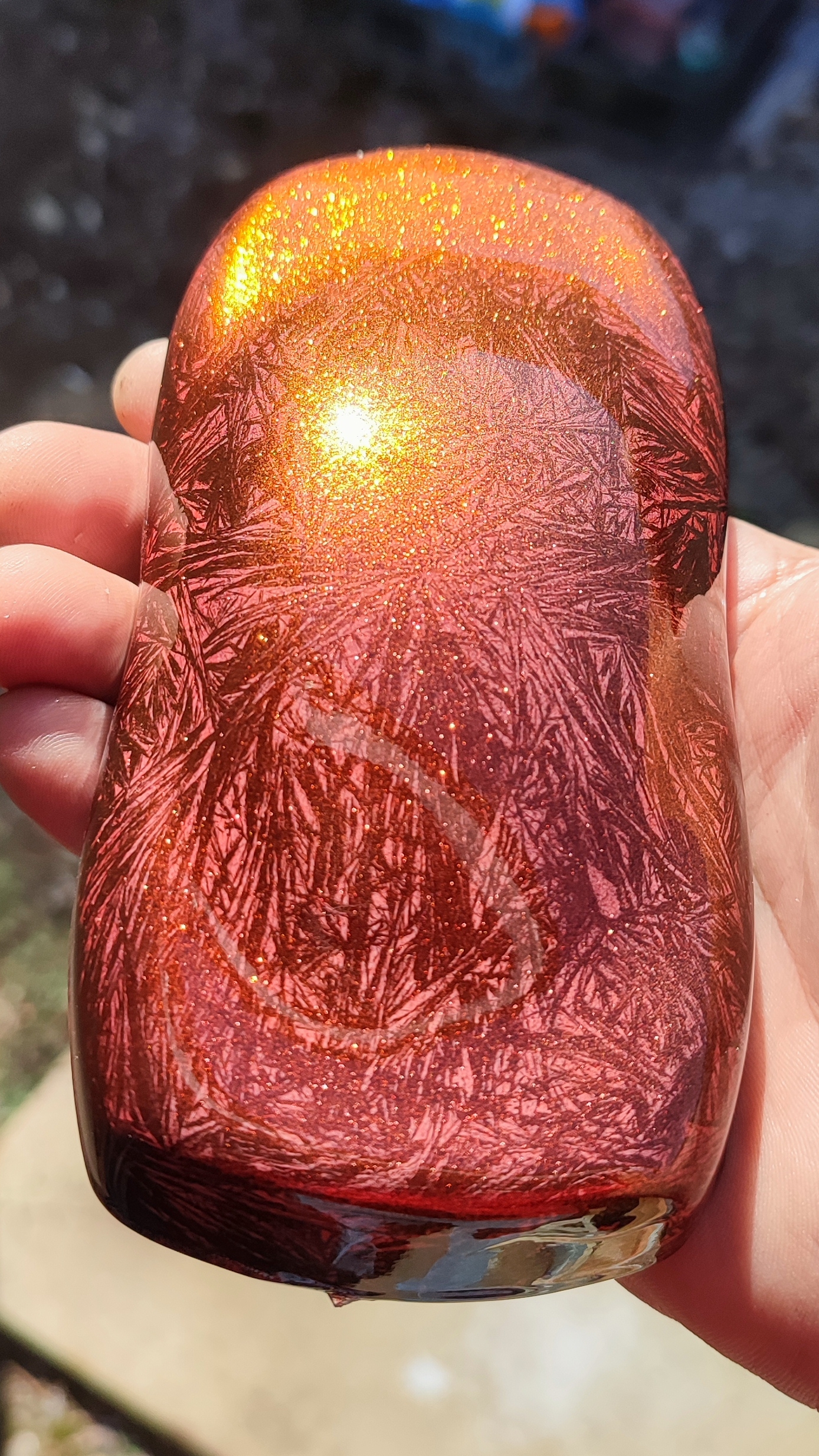 Образец краски "кристаллэфект"