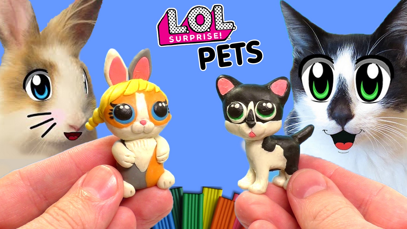 КОТ МАЛЫШ И КРОЛИК БАФФИ - ЛЕПИМ ИЗ ПЛАСТИЛИНА | А НУ КА ДАВАЙ КА