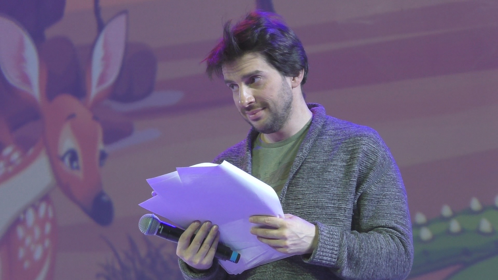 "ЗООЧТЕНИЯ-2018" В ЦВЗ "МАНЕЖ" 25.03.2018 - ОТРЫВОК ИЗ "АЙБОЛИТА". ЧИТАЕТ ПЕТР НАЛИЧ