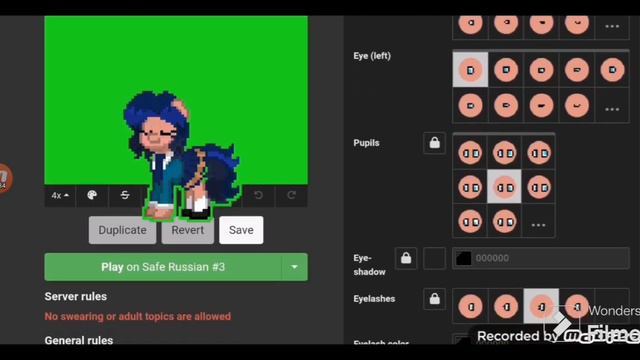 Как создать скин Джесса. Академия сверхъестественного(Pony Town)