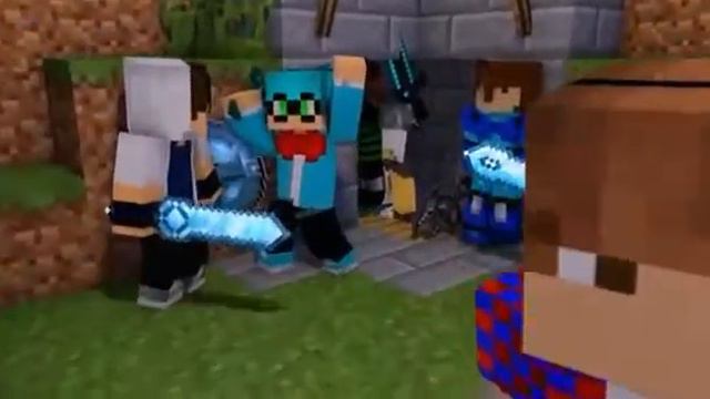 "Castle raid 3" на русском (Minecraft animation)