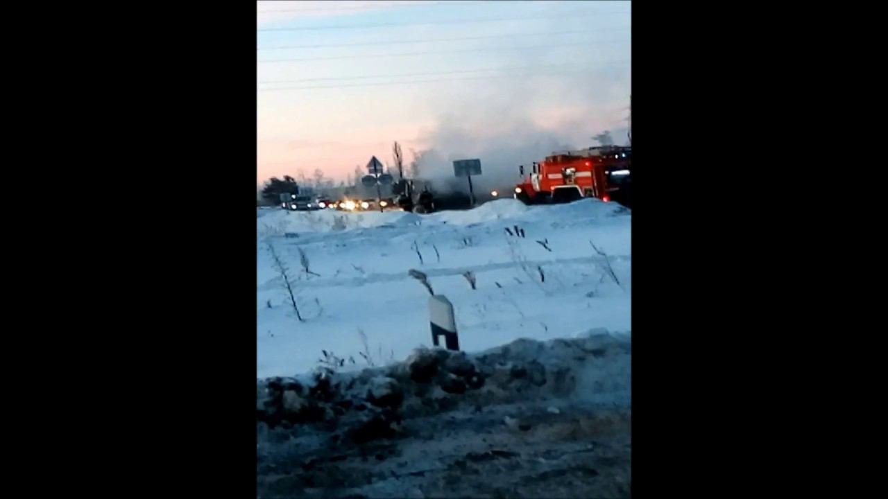 Воронеж 03,02,2017!Згоревшая маршрутка №122!!!