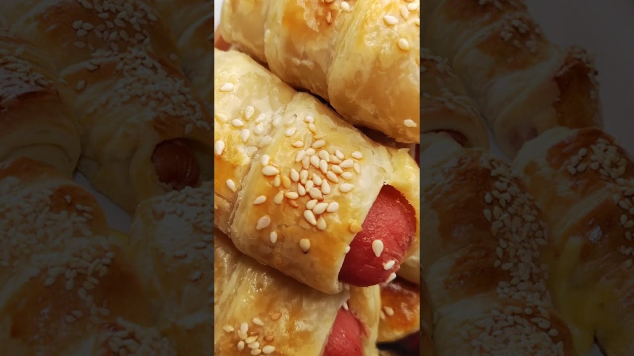 [Без заморочек! Очень просто] СОСИСКИ В СЛОЕНОМ ТЕСТЕ