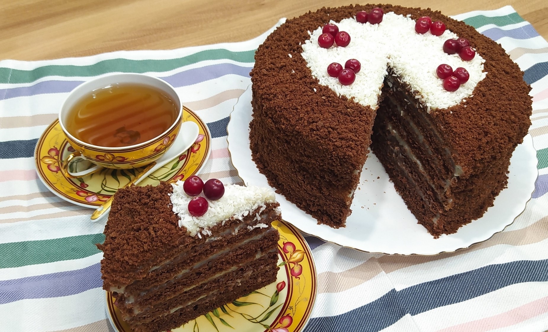 Торт на кефире НОЧЕНЬКА | Обязательно приготовьте для своих близких!