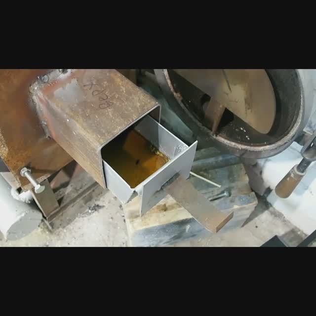 Приставка-модуль на отработке для печи. Часть 2. #short