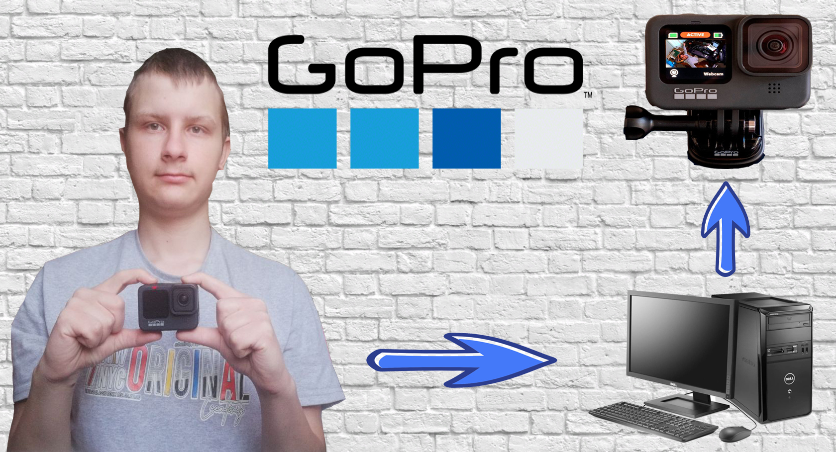 Как подключить веб-камеру GoPro к компьютеру? (DEAF)
