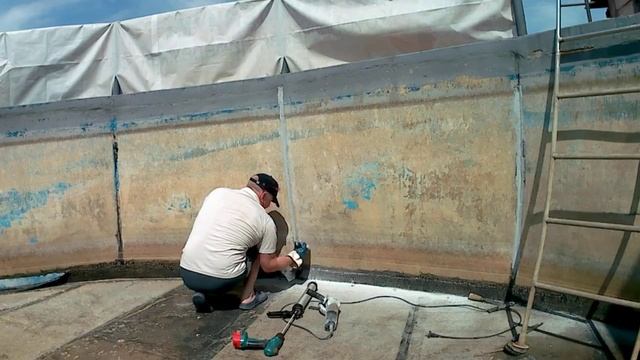 Не дорогой Бассейн Своими Руками. Диаметр 6 метров.