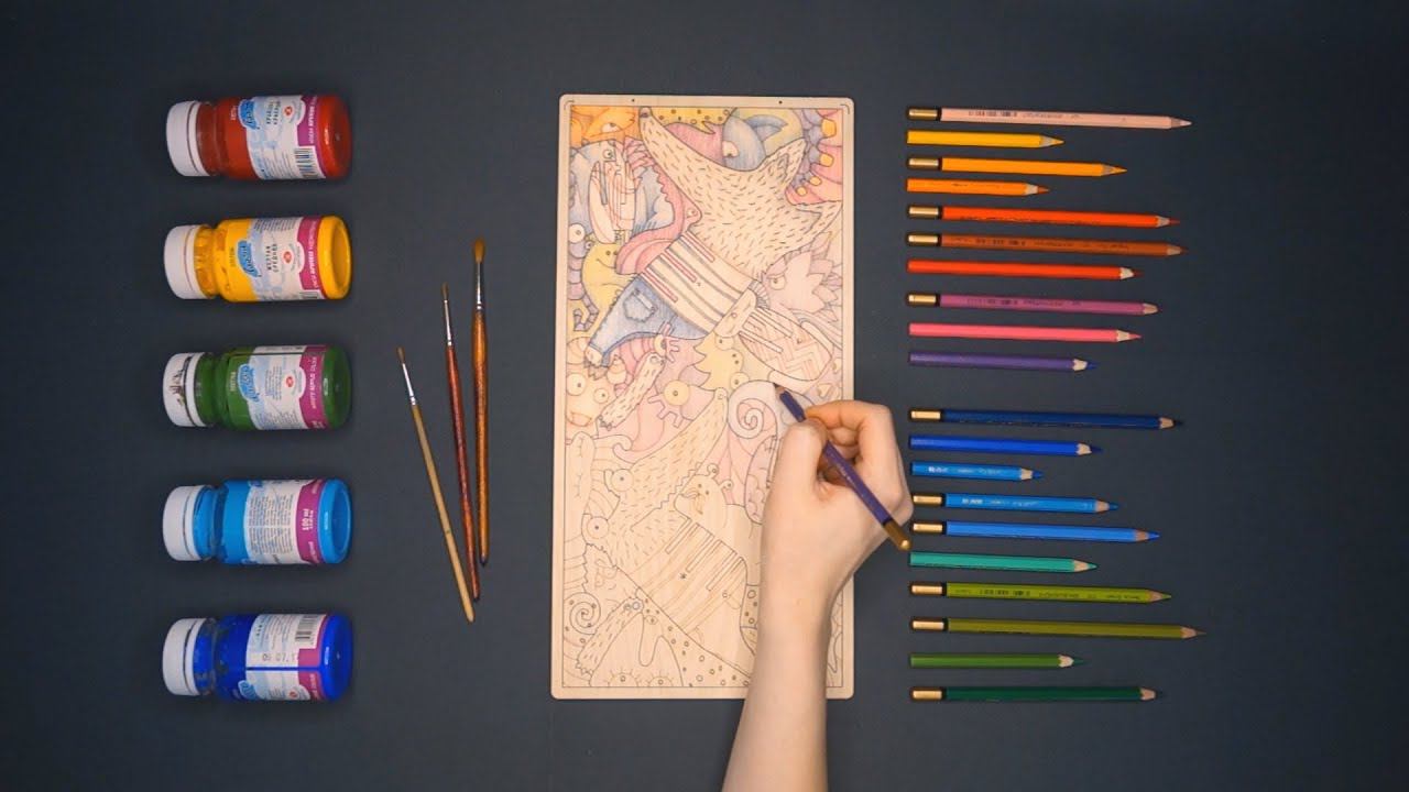 Пазл-раскраска-игрушка. Промо-ролик