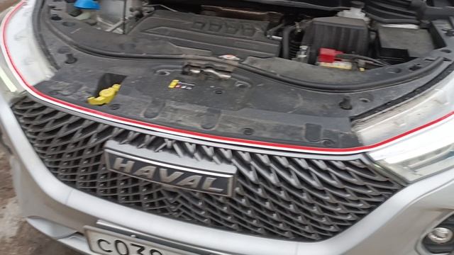 Haval M6 светодиодная лента спереди автомобиля