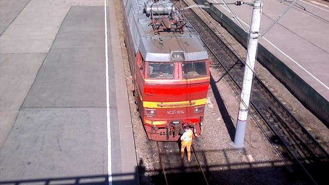 Ладожский вокзал, сцепление ЧС7