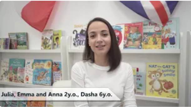 MAGIC CASTLE PARENTS Julia, Dasha 6 yo, Anna and Emma 2 yo