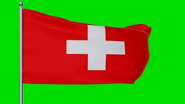 Хромакей! Флаг Швейцарии
