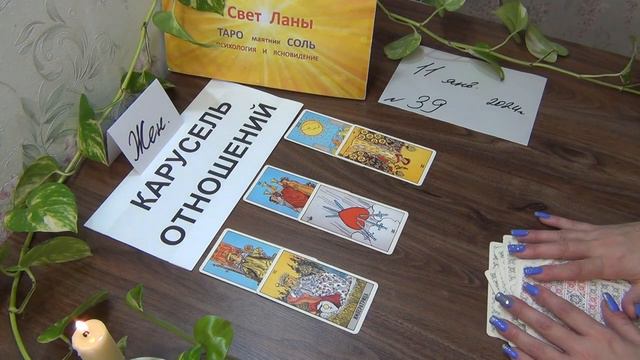 39 - КАРУСЕЛЬ ОТНОШЕНИЙ для ЖЕНЩИН - Что ждёт в ближайшие несколько дней в отношениях.(11.01.2024г)