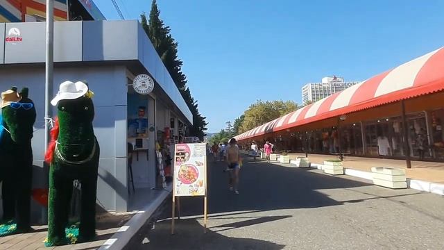 Ул. Просвещения. Курортный городок. Адлер. Сочи.