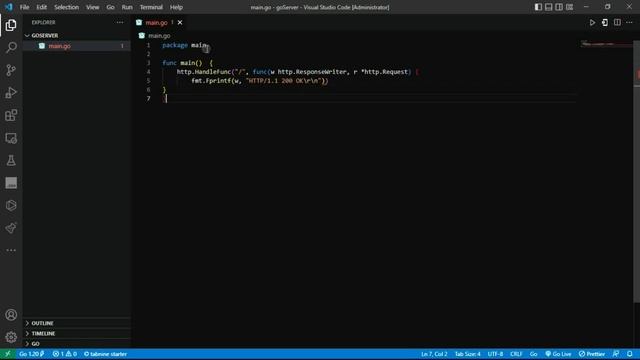 #1 создание сервера