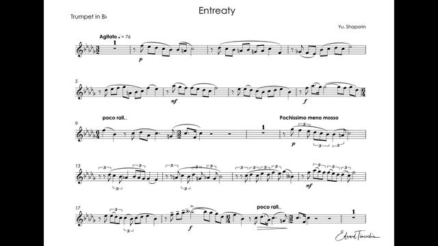 Shaporin, Yury - Entreaty - S.Nakaryakov trumpet Bb