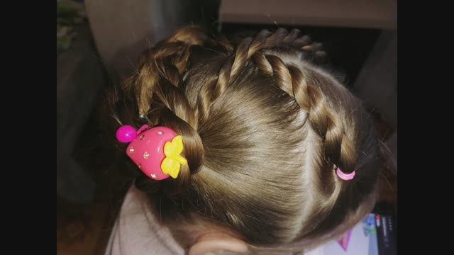 Прическа для девочки. Просто, быстро, но очень красиво!