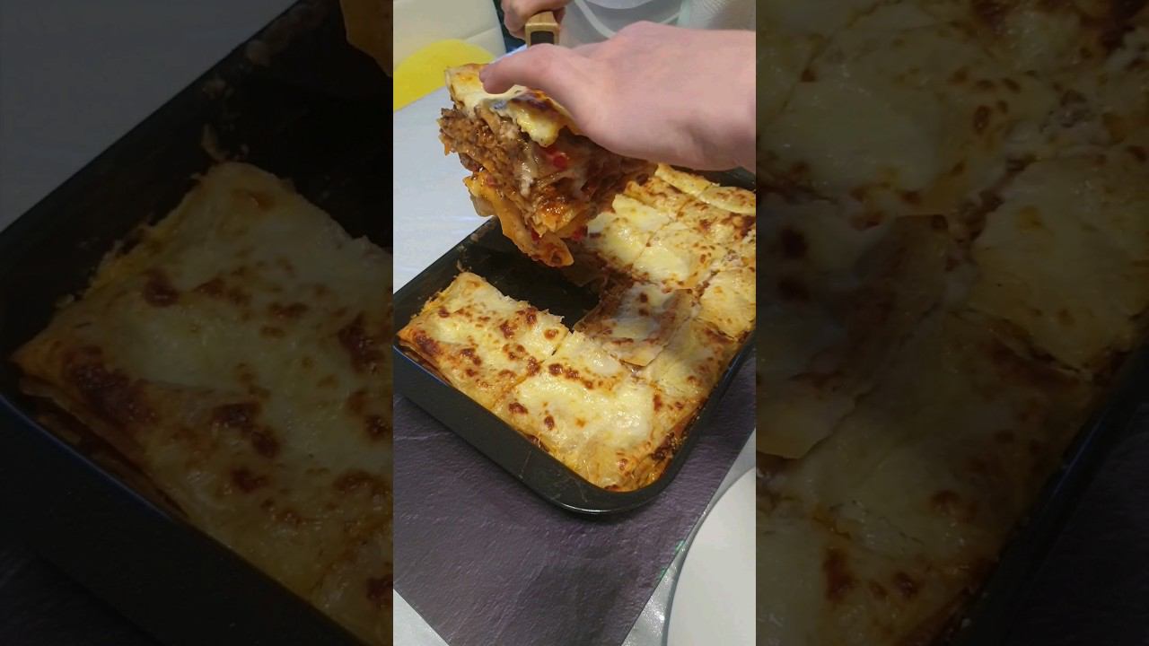 Вкусная лазанья в духовке #thekostja