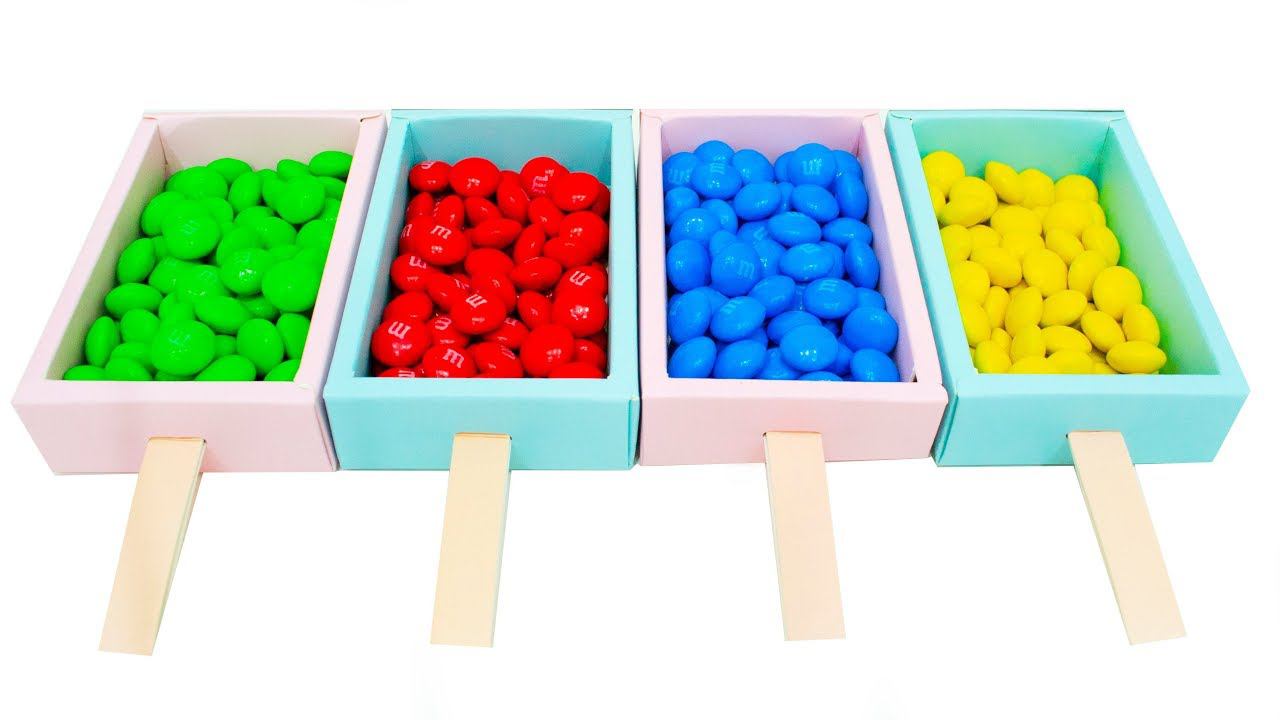 Учим Цвета с Игрушками из мультиков Маша и Медведь Щенячий Патруль Робокар Поли Три Кота