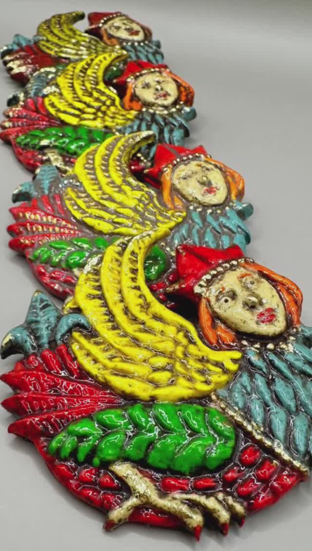 Гамаюн - Брошь ручной работы