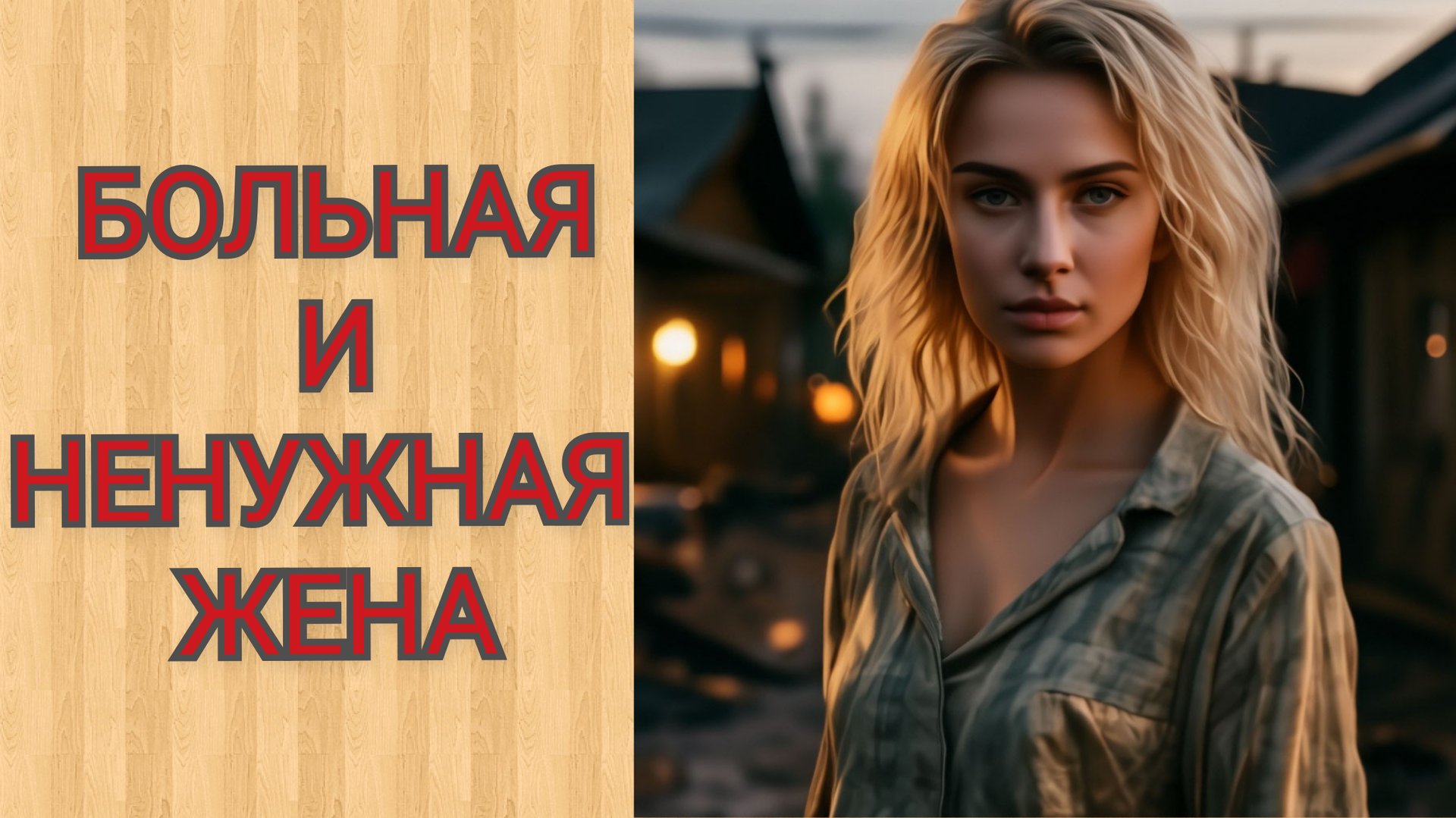 Аудиорассказ "Больная и ненужная жена"