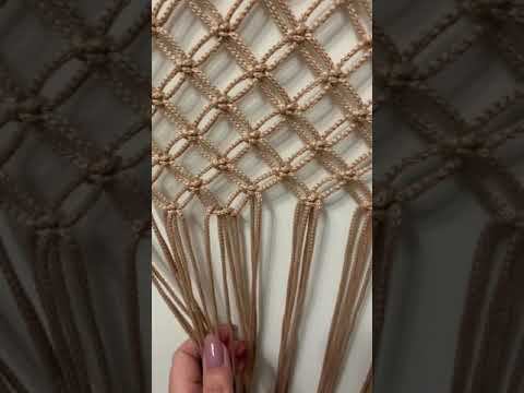 Макраме. От простого к сложному ... занавеска-арка.